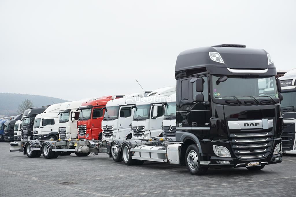 DAF XF 480 / ACC / EURO 6 / SSC / ZESTAW MEGA BDF / , 7,82 M kamion šasija + prikolica šasije