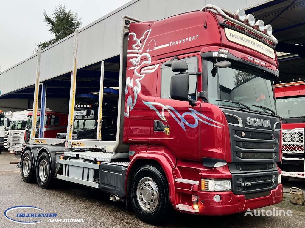 Scania R730 V8 6x4, Euro 6, Retarder, Craneframe kamion šasija