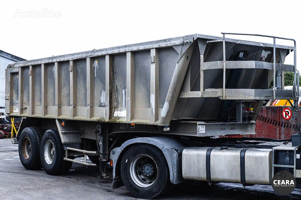 Benalu 2 axle ALU tipper spring suspension! 24m3 poluprikolica kipera