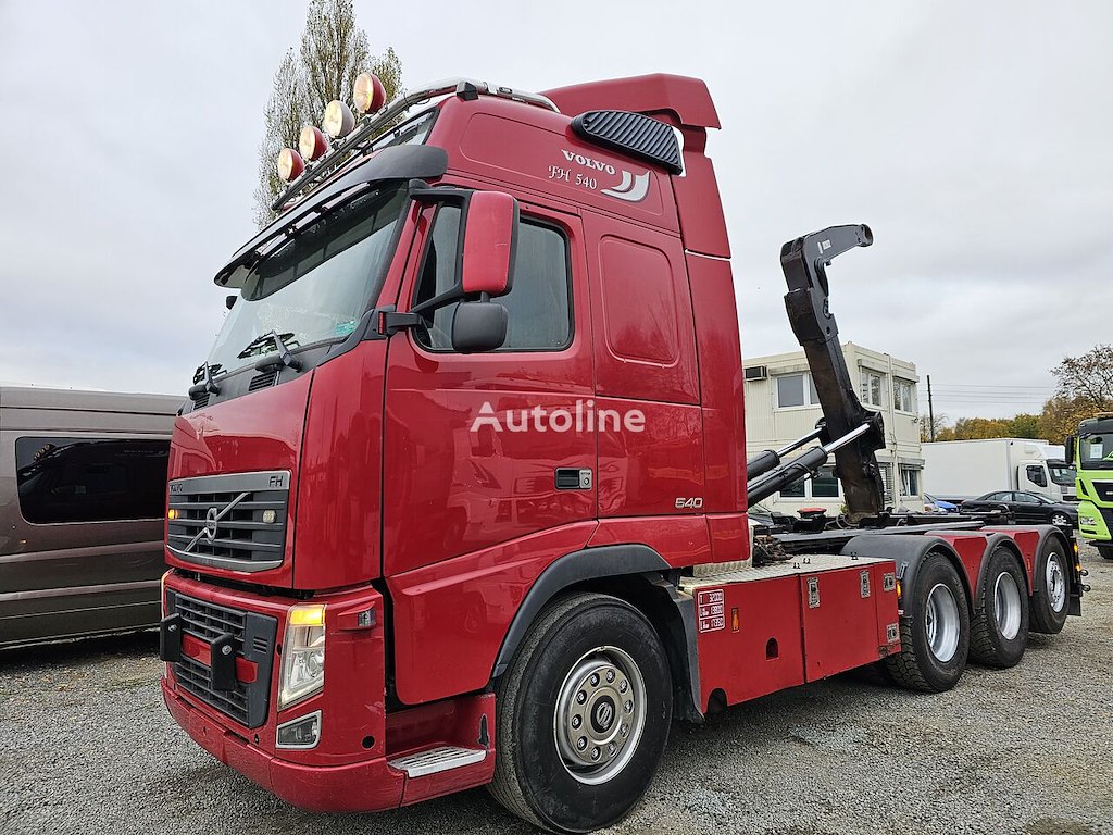 Volvo FH 540 8x4 HIAB Multilift 26 Tons Lenk u.Lift kamion rol kiper