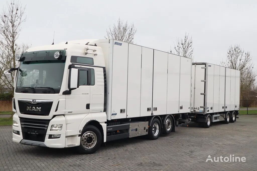 MAN TGX 28.580 | 6X2 | RETARDER | SIDE OPEN | TRAILER | EURO 6 kamion sa klizna zavesa cerada