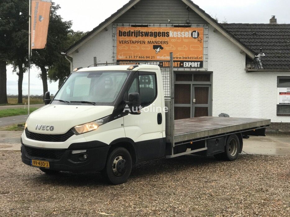 IVECO Daily 40C17 3.0 Euro 5 wb 410 Hand AC Open Laadbak kamion s ravnom platformom < 3.5t