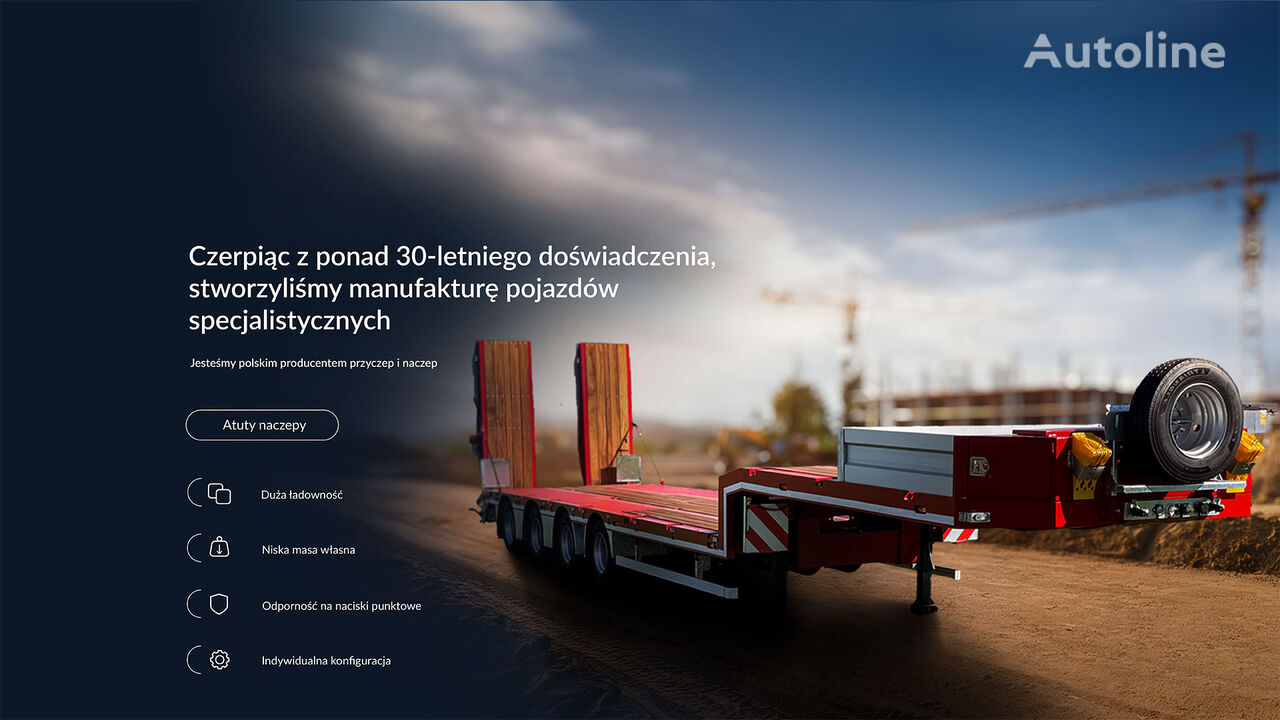 Nova PALEX TRAILERS NN 400 poluprikolica sa niskom platformom