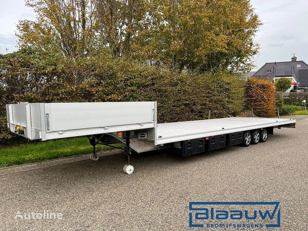 HSU BE Oplegger , Aluminium , Semi dieplader , 3990KG laden , poluprikolica sa niskom platformom