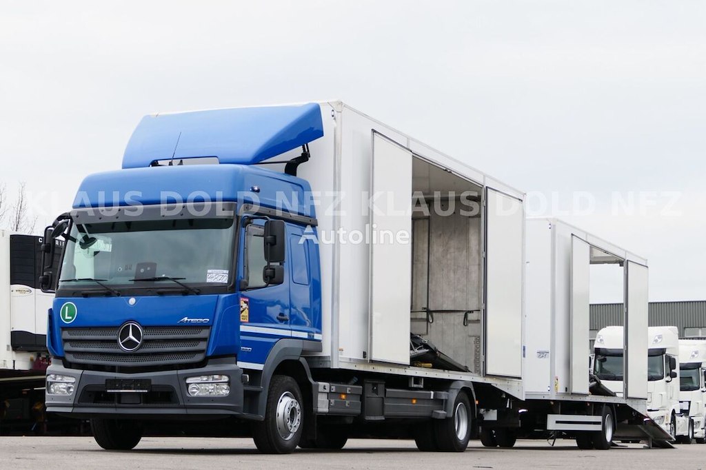 Mercedes-Benz Atego 1330 Autotransporter Geschloss. Gesamtzug