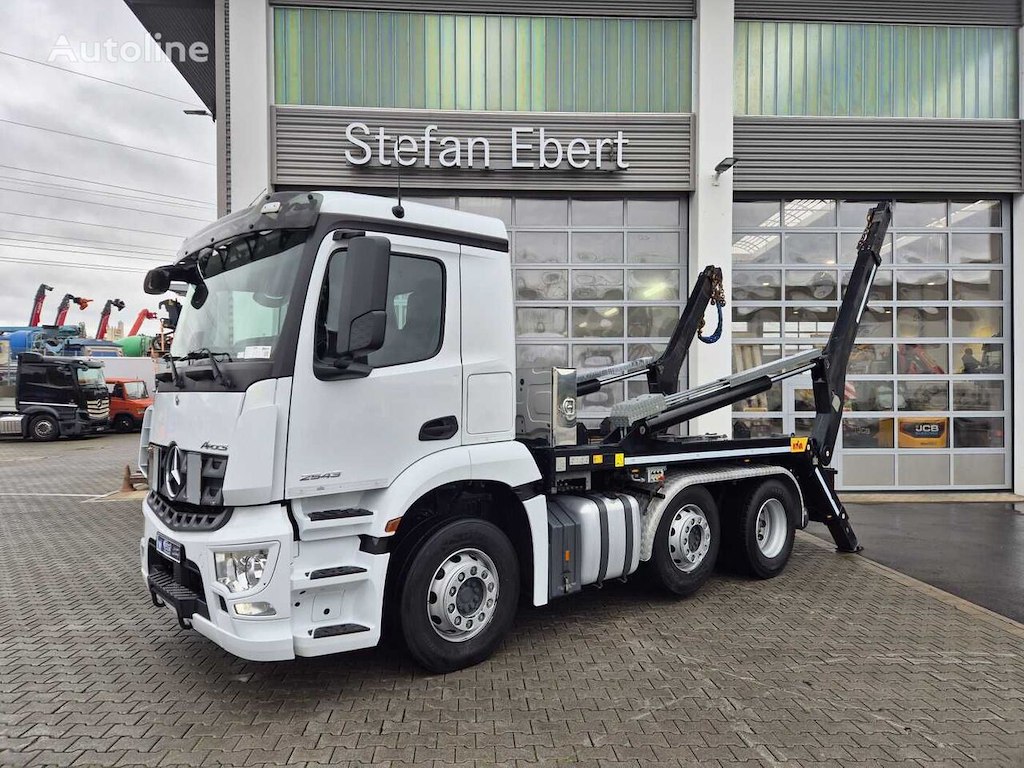 Mercedes-Benz Arocs 2543 L 6x2/4 Hiab TS 2018 TAZ Funk kamion autopodizač kontejnera