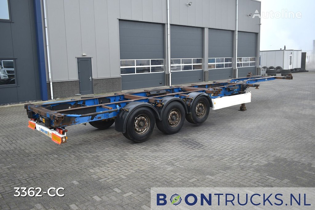 Krone SDC 27 | 2x20-40ft HC * 2x LIFT AXLE * 4930Kg * BPW/DISC * NL TR poluprikolica za prevoz kontejnera