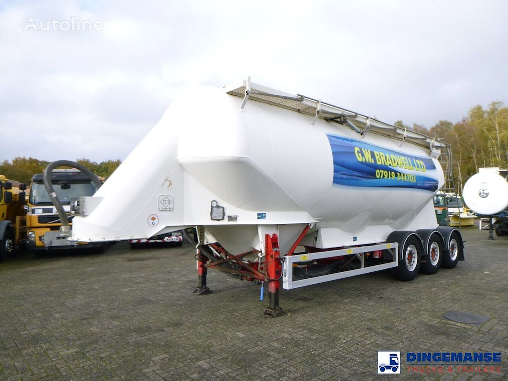 Feldbinder Powder tank alu 40 m3 / 1 comp cisterna za prevoz cementa