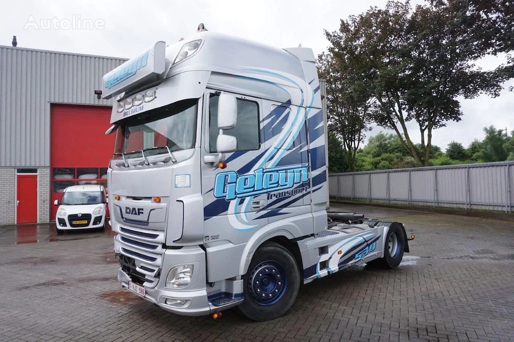 DAF XF106-530 / INTARDER / HYDRAULICS / ENGINE RUNNING / SSC / PARK- tegljač nakon udesa