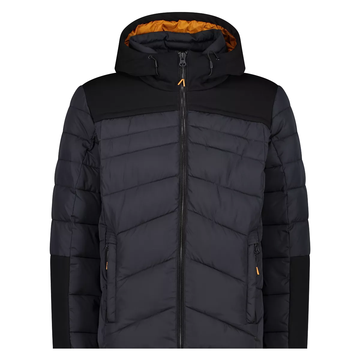 MAN JACKET FIX HOOD, ANTRACITE