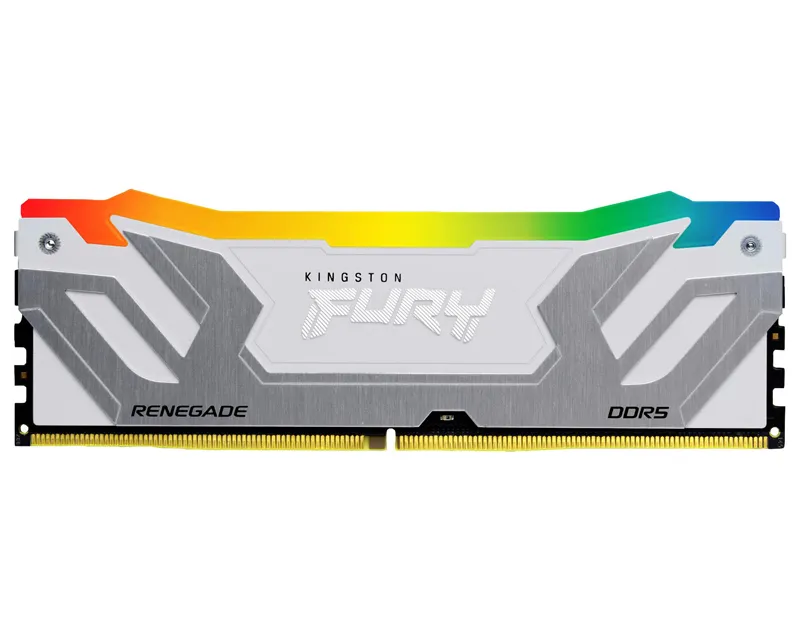 KINGSTON CUDIMM DDR5 24GB 8400MT/s KF584CU40RWA-24 FURY Renegade White RGB XMP