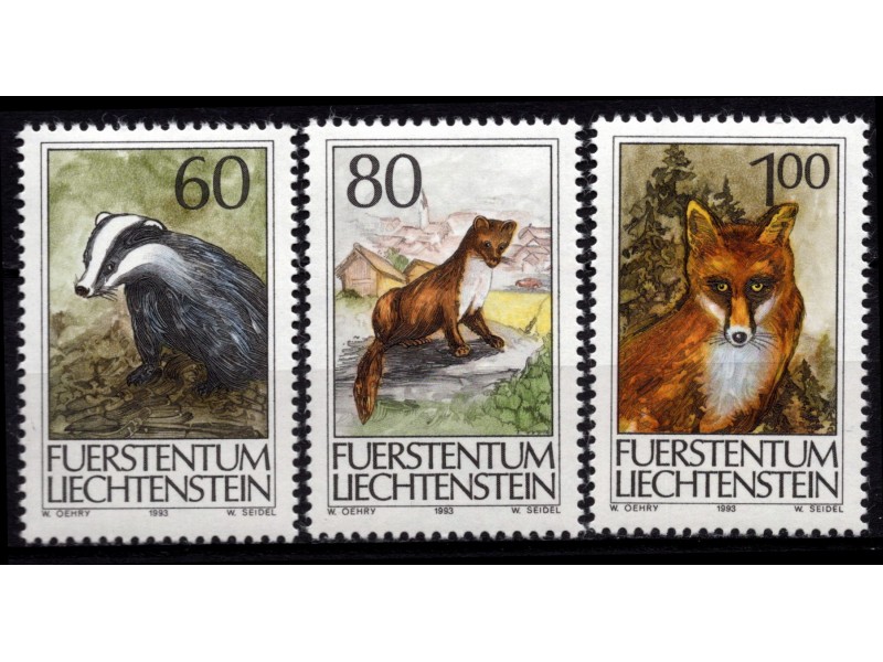 Liechtenstein 1993. Fauna