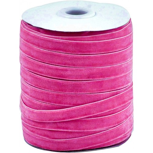 Pliš traka Pink 10 mm