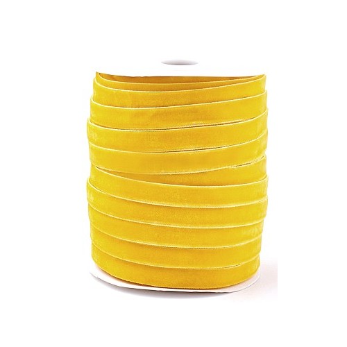 Pliš traka Yellow 10 mm