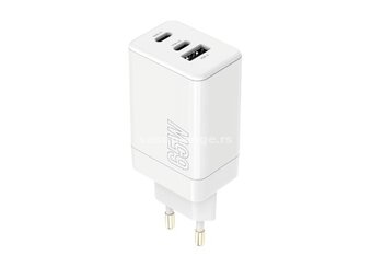 Maxlife punjač brzi USB - 2xUSB-C 65W MXTC-08