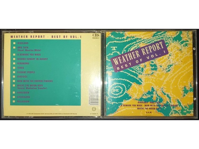 Weather Report-Best of Vol.1 Made in Germany CD (1990)