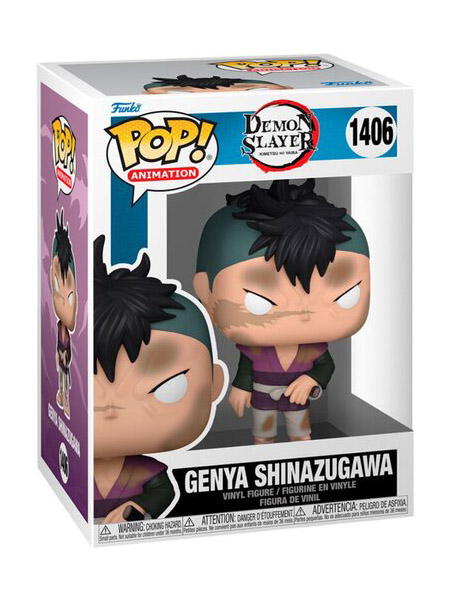 Bobble Figure Anime – Demon Slayer Kimetsu no Yaiba POP! – Genya Shinazugawa 9cm