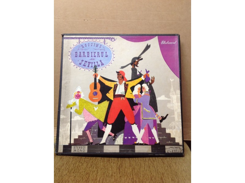 Gioachino Rossini - Bărbierul din Sevilla. 3×LP, Box.