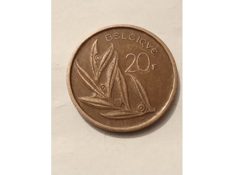 20 franaka 1981 belgija