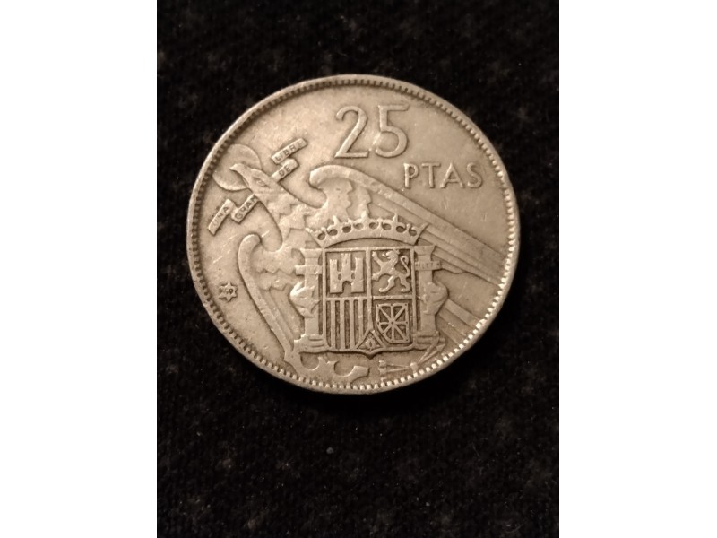 25 pezeta 1959 španija