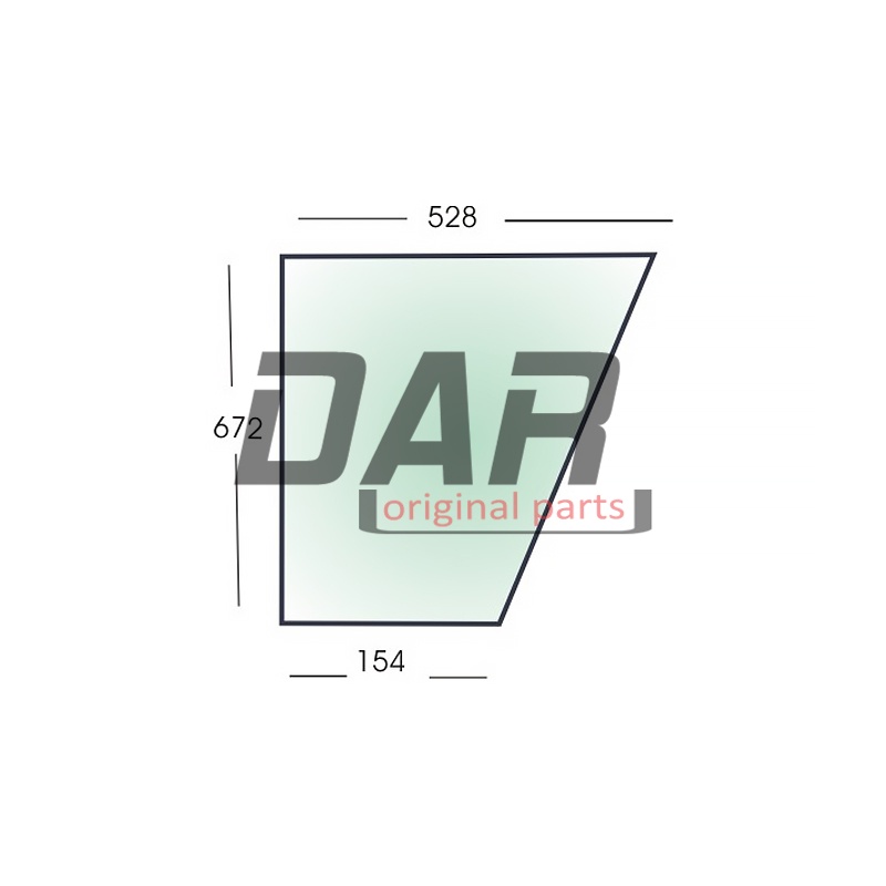 STAKLO KABINE DONJA VRATA IMT 542/577 IMT