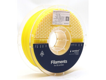 3DP-ABS1.75HY-01-Y ABS filament velike brzine za 3D stampac 1.75mm, kotur 1KG YELLOW