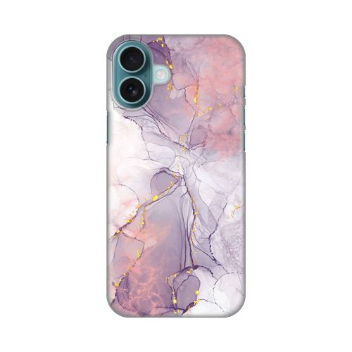 Silikonska futrola - maska print za iPhone 16 Plus 6.7 Pink Marble