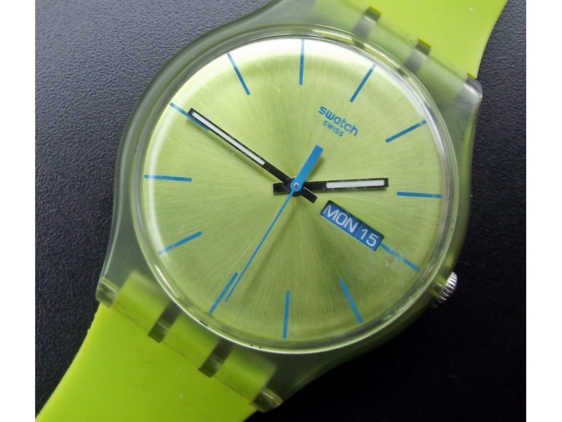 SWATCH Lime Rebel 2011 - NEW GENT - SWISS MADE