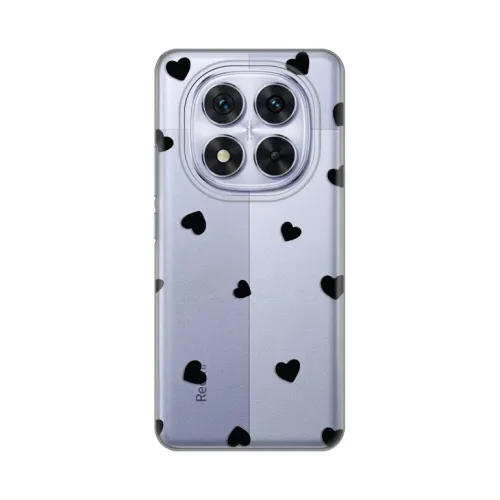 Silikonska futrola - maska print Skin za Xiaomi Redmi Note 14 Pro 5G (EU) Hearts