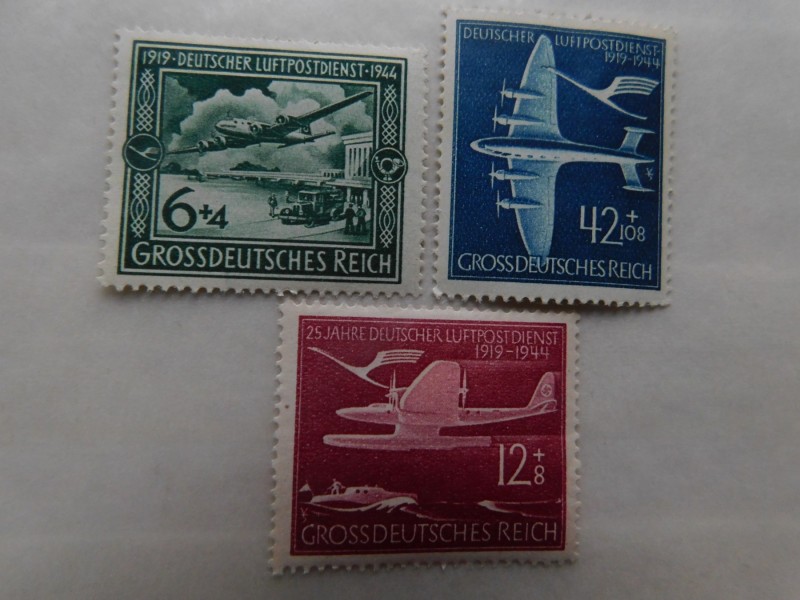 DEUTSCHES REICH 1944 KOMPLET ČISTA SERIJA