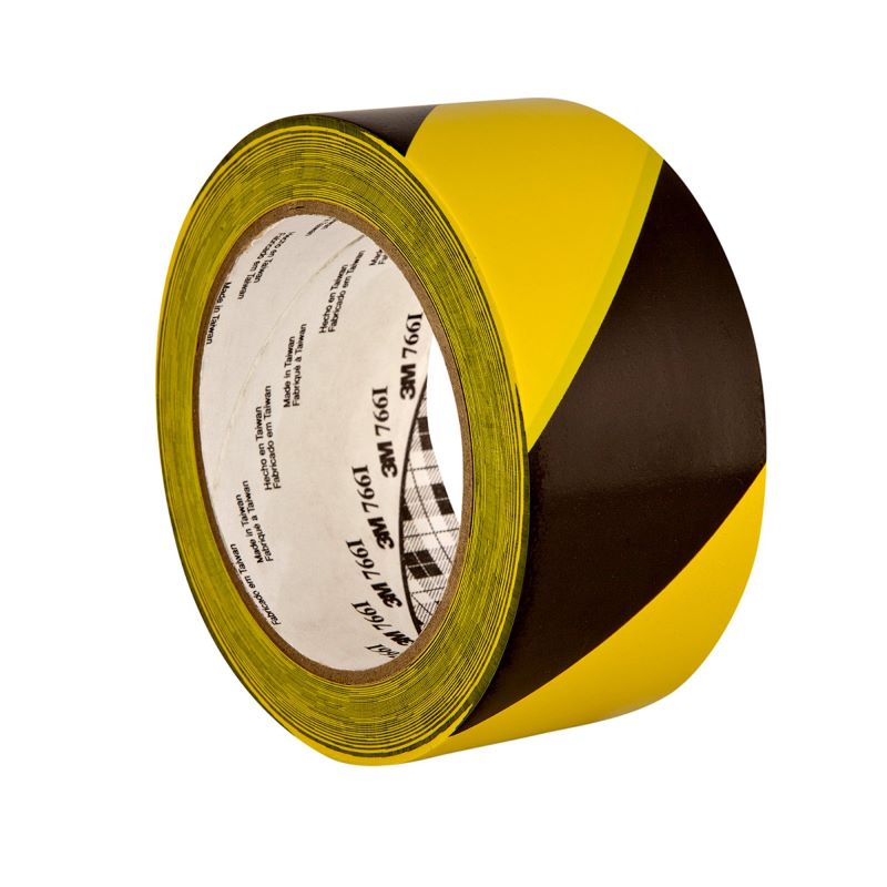 SAMOLEPLJIVA TRAKA 3M 766I, DIM. 50MM X 33M, ŽUTO/CRNE BOJE
