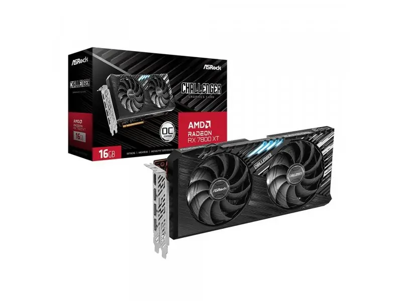 ASROCK AMD Radeon RX 7800 XT Grafička karta 16GB/256bit RX 7800 XT Challenger OC