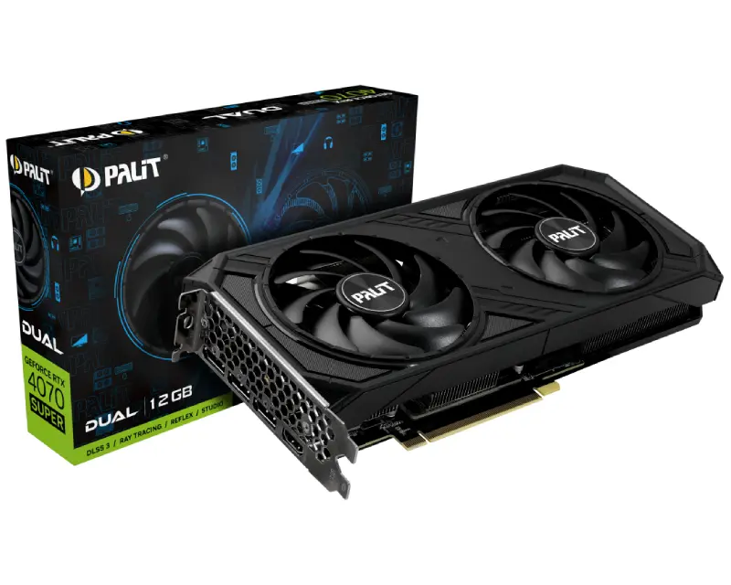 PALIT nVidia GeForce RTX 4070 Super 12GB 192bit RTX 4070 Super Dual grafička karta