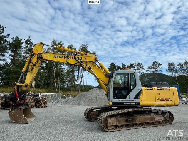 Bager za puzanje
Kobelco E215B Tracked excavator w/ 2 buckets, tilt and art