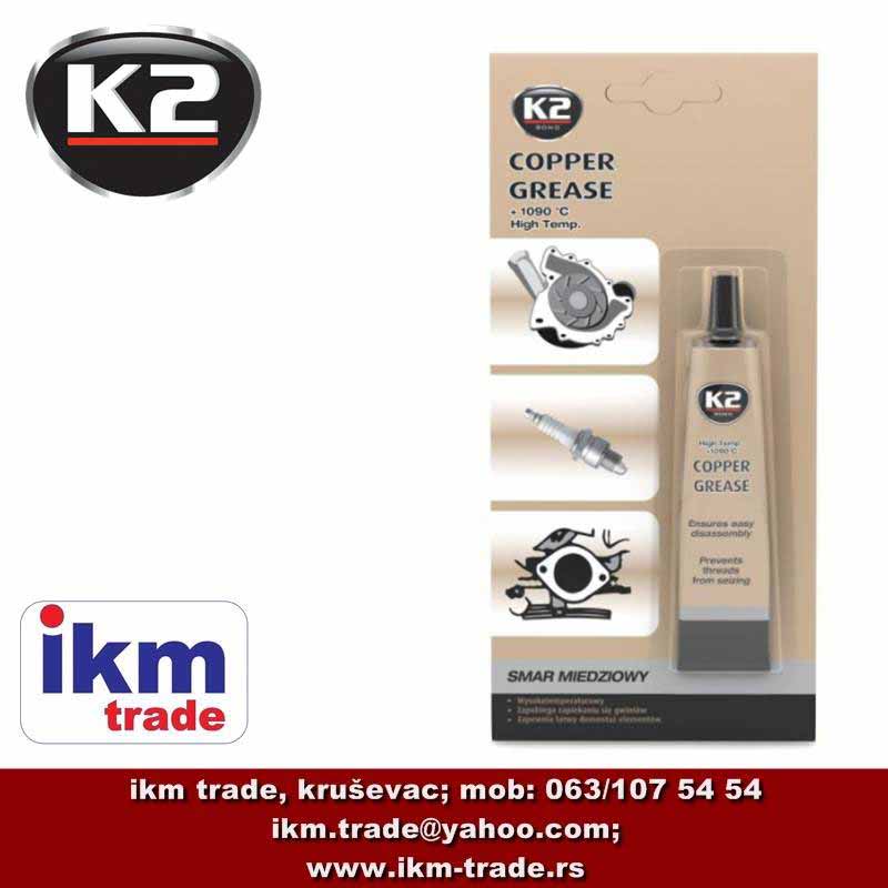 K2 COPPER GREASE – bakarna mast 20gr