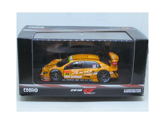 1:43 ebbro toyota corolla axio super GT300