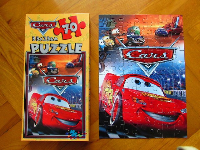 Dečje puzzle - Cars 70 delova