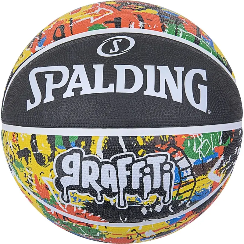 SPALDING Kođarkaška lopta Rainbow grafiti