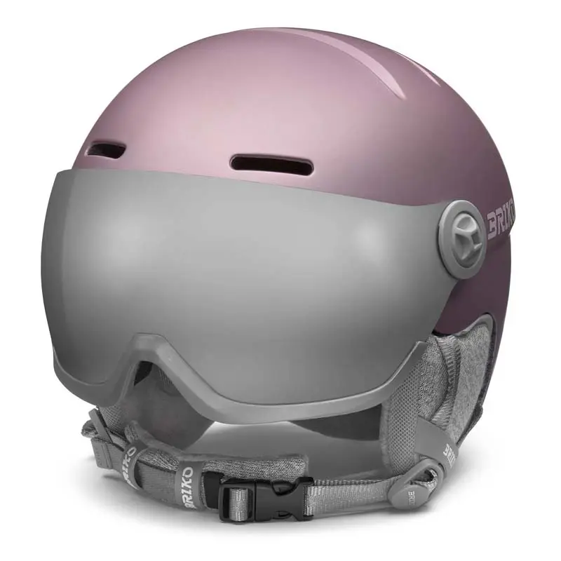 BRIKO Ženska Ski kaciga Blenda 2.0 visor, Roze