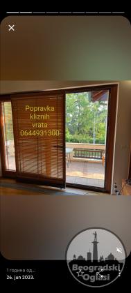 Poprqvka kliznih Balkonskih vrata|0644931300|Beograd