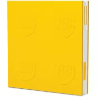 LEGO® Dnevnik sa sistemom za zatvaranje i gel olovkom Žuta
