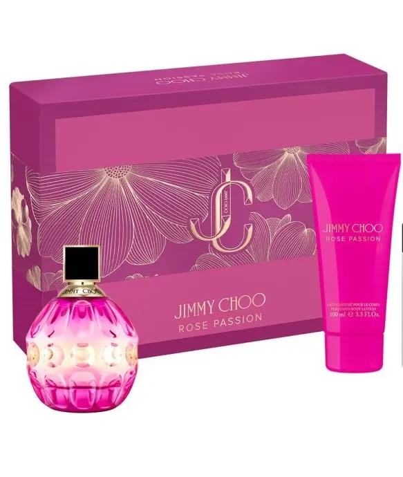 JIMMY CHOO Ženski parfemski set Rose Passion EDP 100ml + 7.5ml + bodi losion 100ml