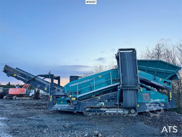 Postrojenje za skrining
Powerscreen Warrior 1800. 290 hours!