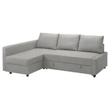 Ugaona sofa ležaj s odlaganjem, Faringe svetlosiva