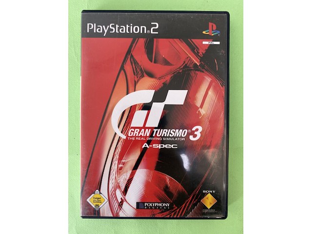 Gran Turismo 3 A-Spec - PS2 igrica-3 primerak