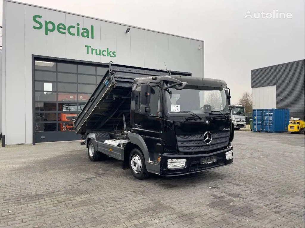 Mercedes-Benz Atego 818 4x2 Euro 6 + Meiller 3 Way kipper (Only 153660km) kiper