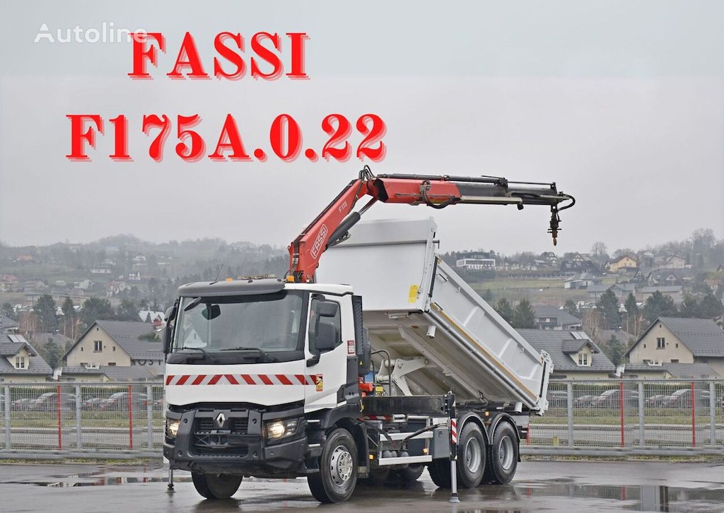 Renault C380 *KIPPER 5,10 m* FASSI F175A.0.22+FUNK /6x4 kiper