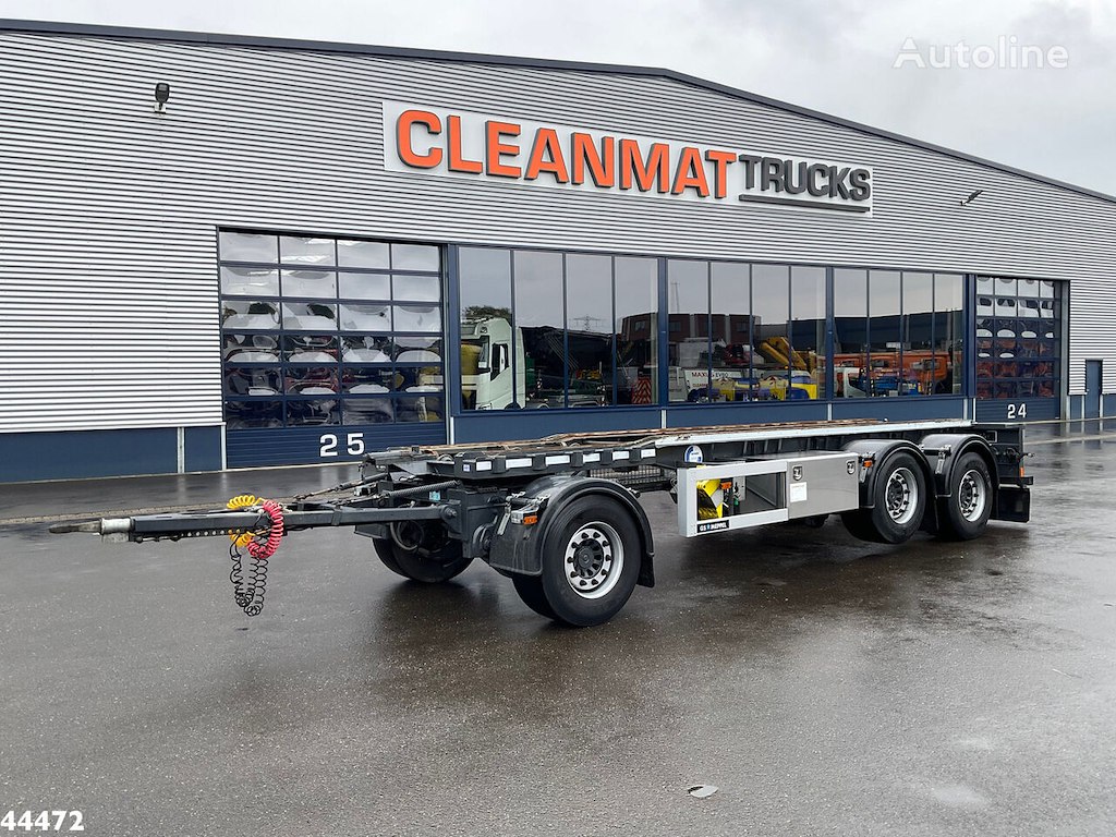 GS Meppel 3-assige container aanhangwagen prikolica za kontejnere