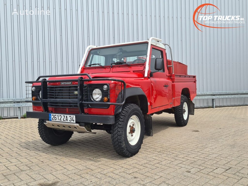 Land Rover Defender 110 4x4 - 2.4 TD - TD5 -4WD - Brandweer, 500 ltr Watert pikap