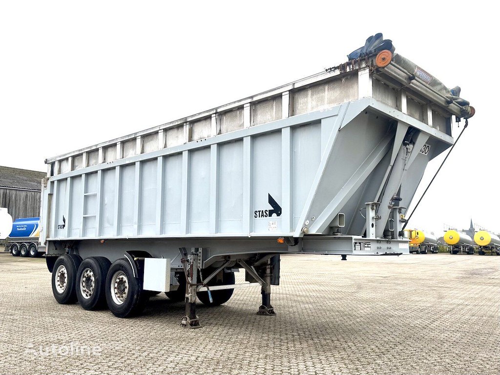 Stas ALU Tipper + ALU Chassis - 35m3 - 5.260 kg poluprikolica kipera